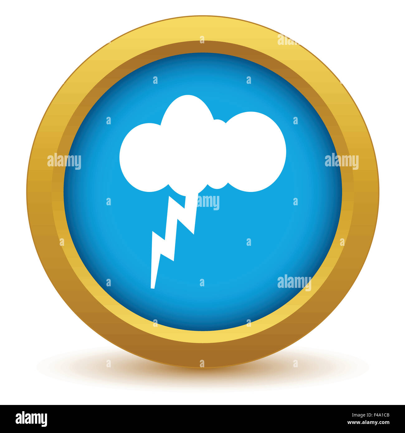 Storm flat icon Cut Out Stock Images & Pictures - Alamy