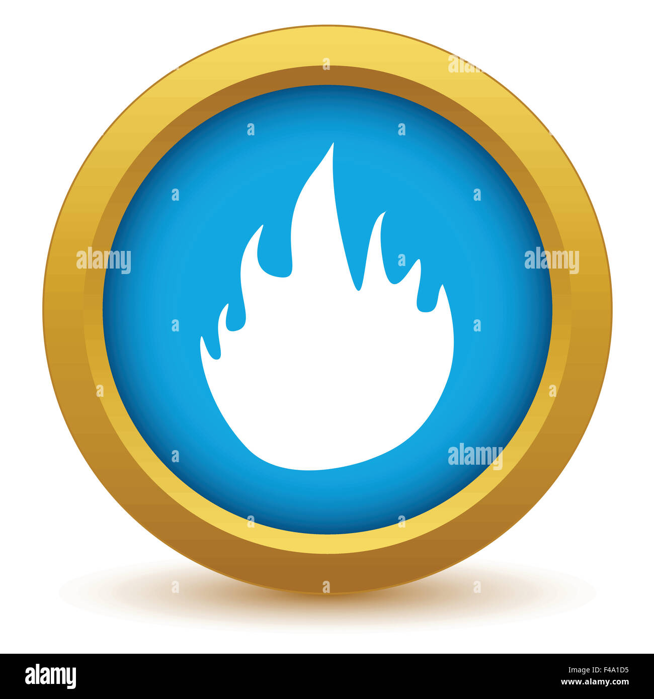 Fire alarm simple vector Cut Out Stock Images & Pictures - Alamy