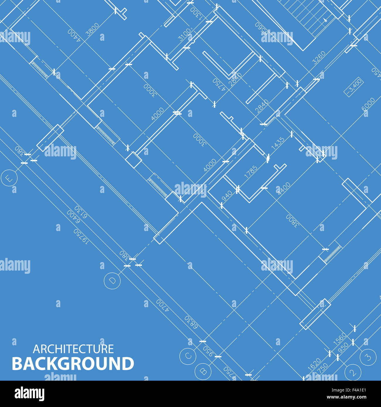 Blueprint best architecture background Stock Photo - Alamy