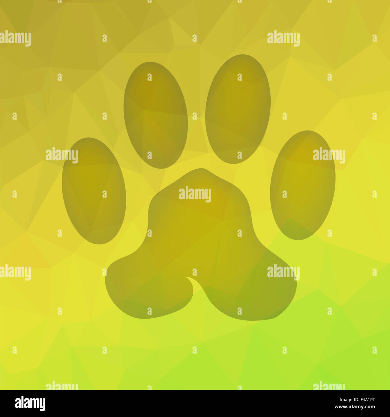 Stylized paw hi-res stock photography and images - Alamy