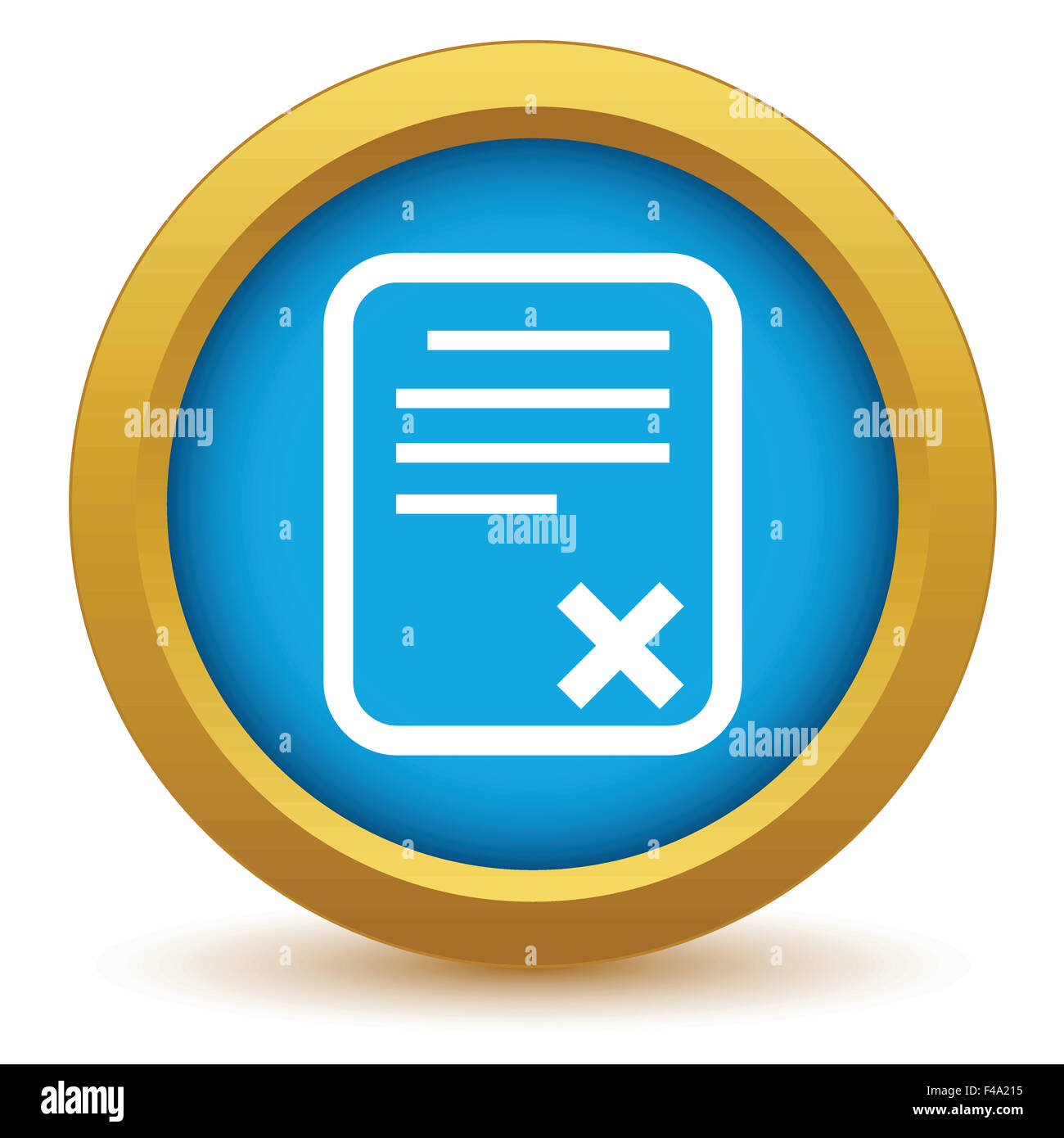 Document icon simple element Cut Out Stock Images & Pictures - Alamy