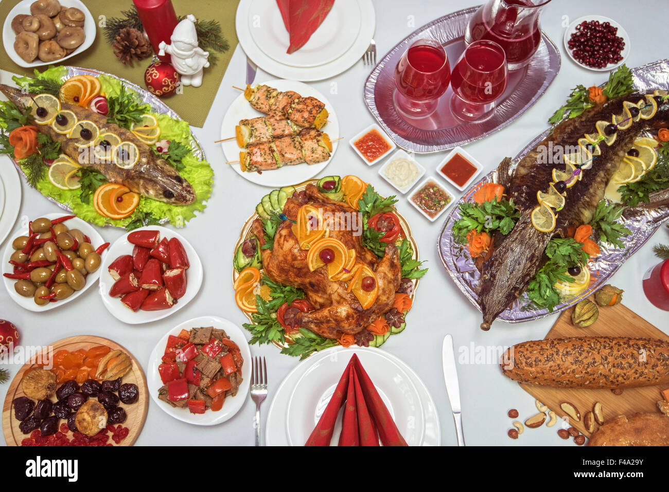 traditional festive food Stock Photo - Alamy