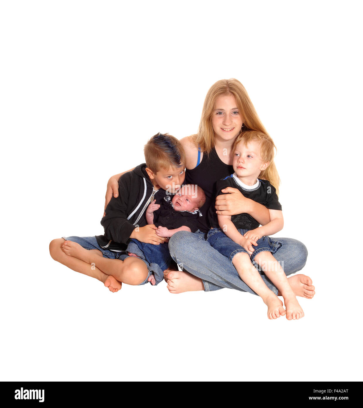 Old and young siblings hi-res stock photography and images - Alamy