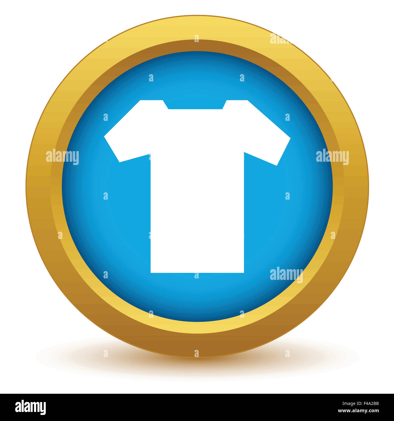 Gold shirt Cut Out Stock Images & Pictures - Alamy