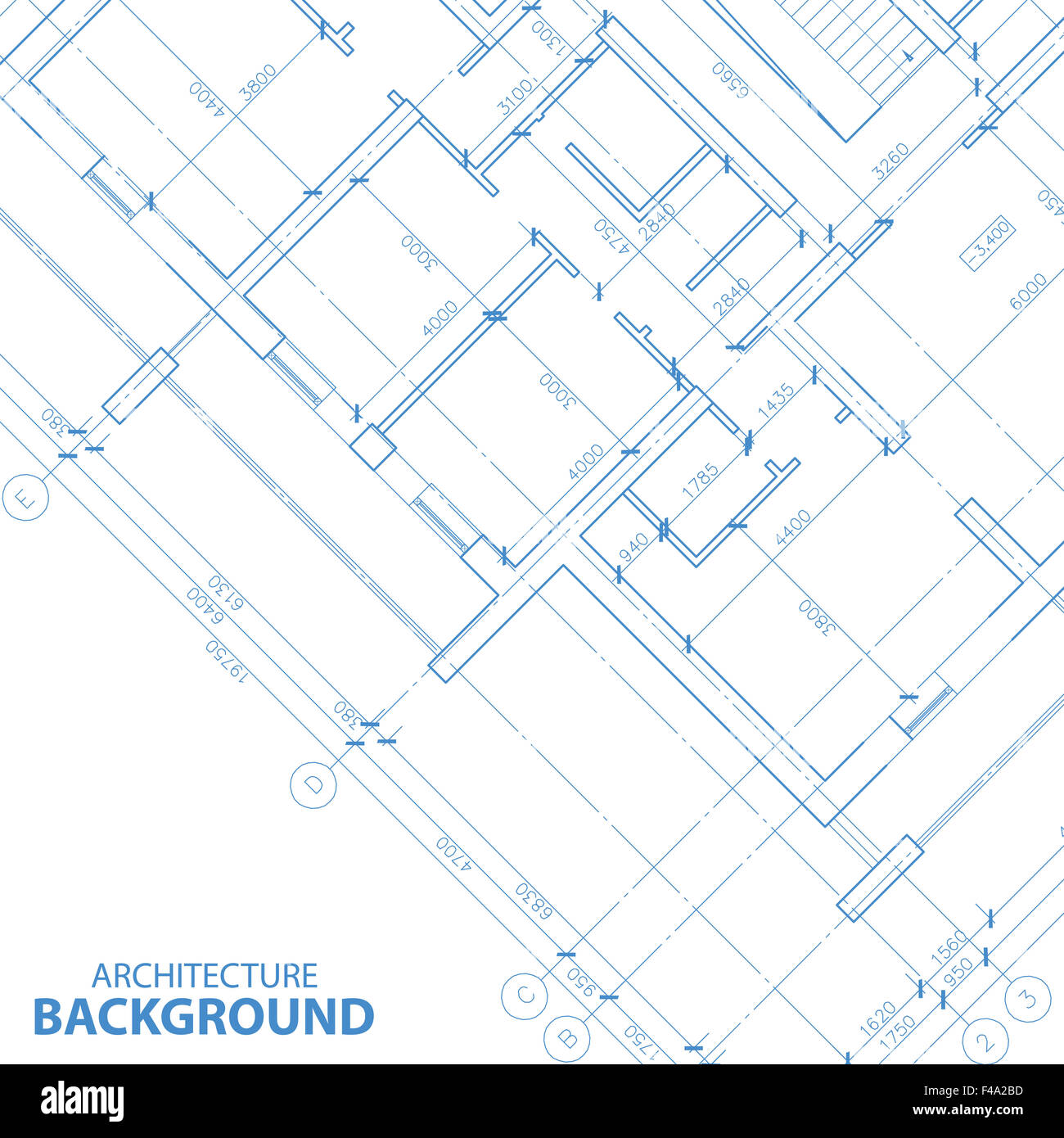 New architecture plan Stock Photo - Alamy