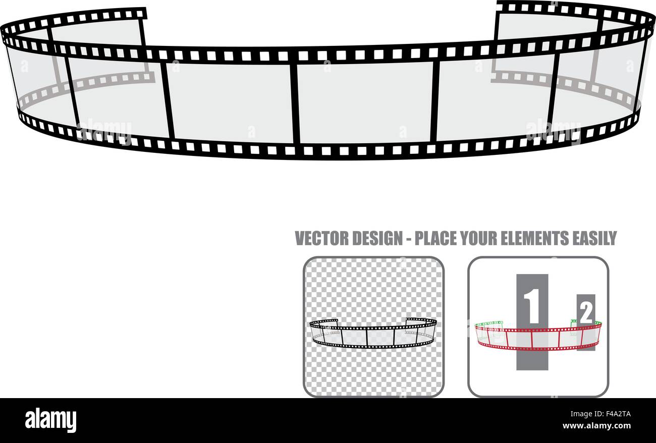 Vector Film roll Stock Vector Image & Art - Alamy