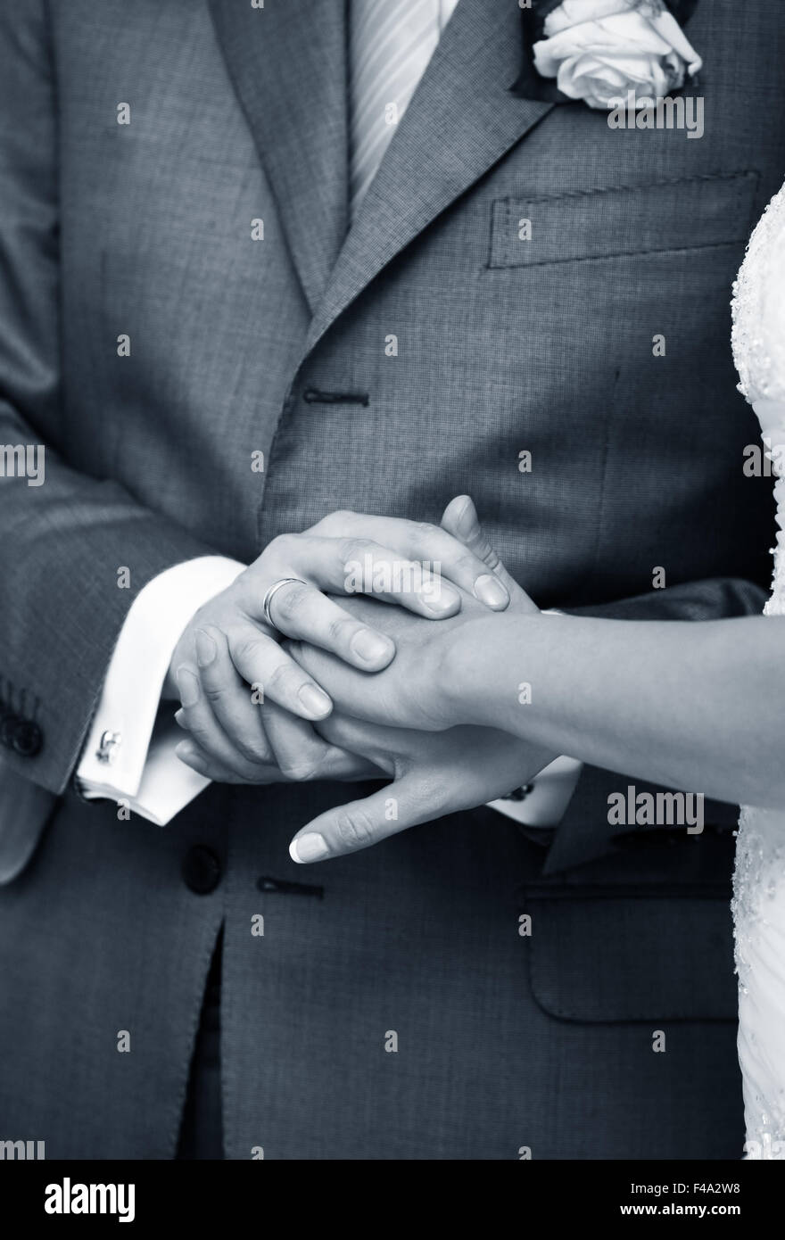 Newly married pair Stock Photo - Alamy
