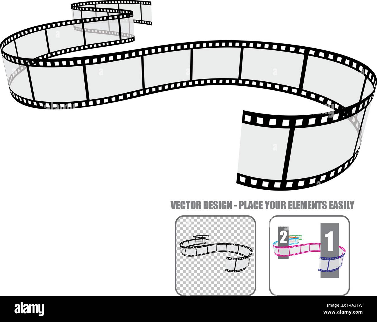 Vector Film roll Stock Vector Image & Art - Alamy