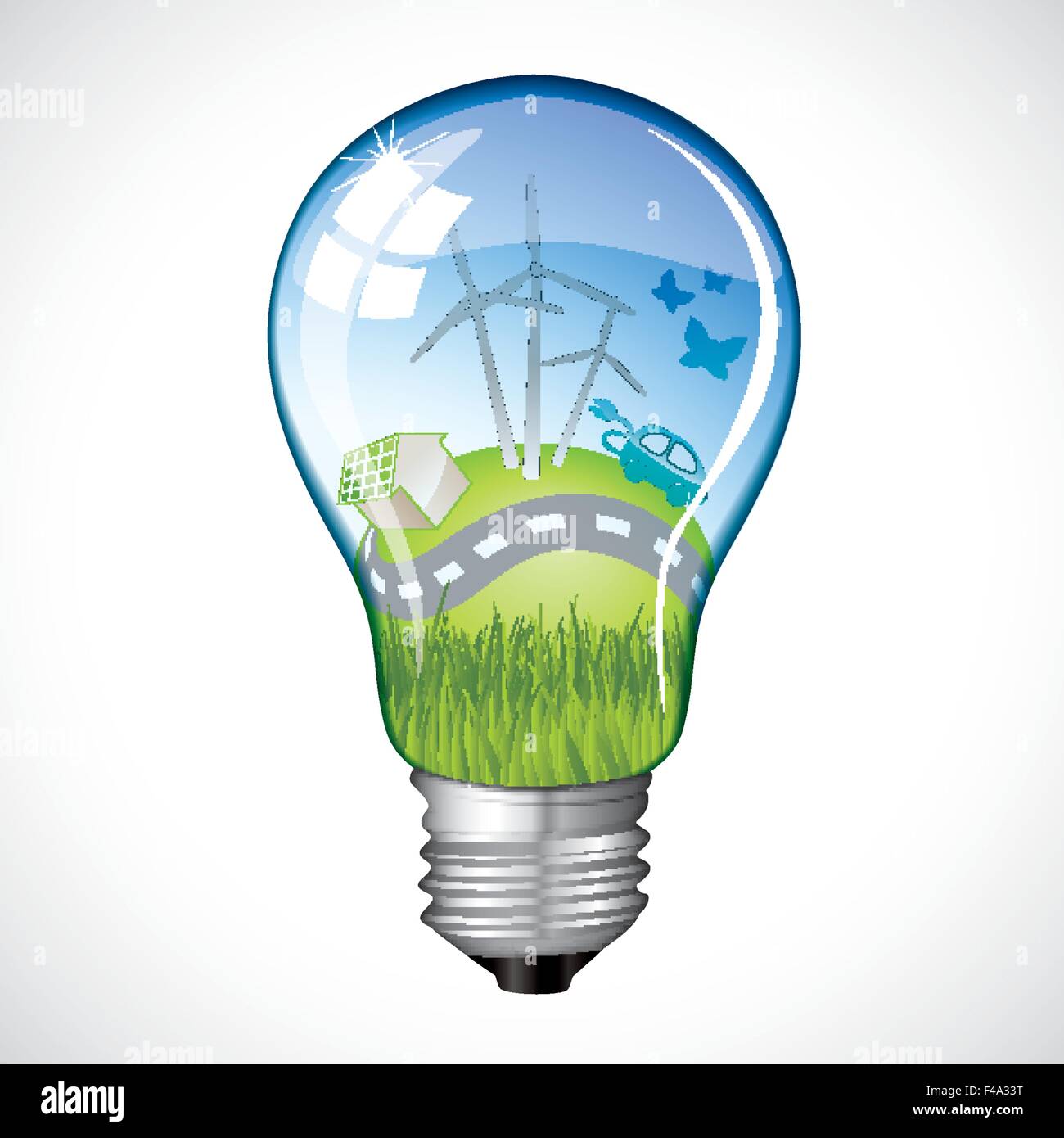 Sweet nature bulb Stock Vector Image & Art - Alamy