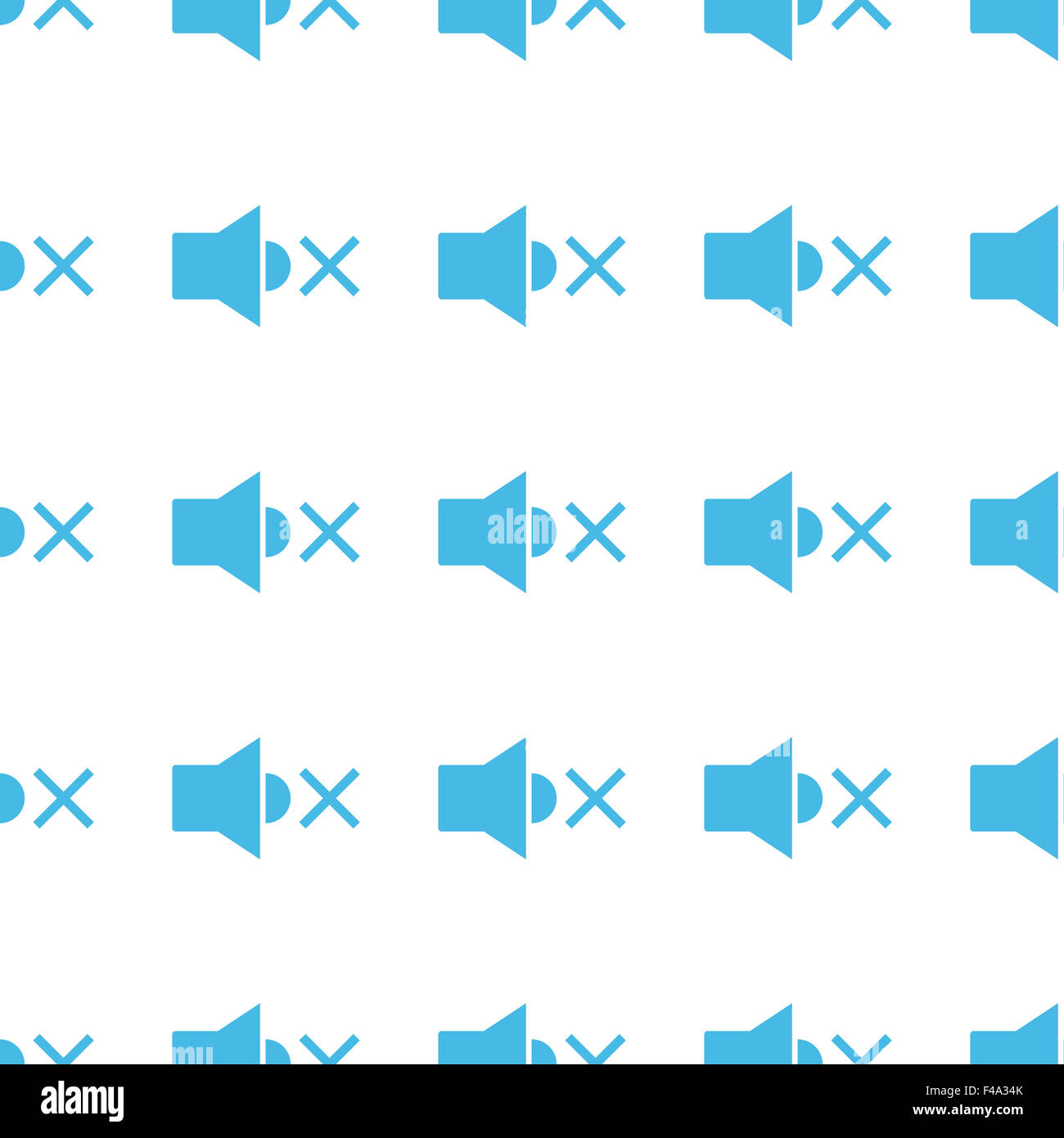 Unique No sound seamless pattern Stock Photo - Alamy