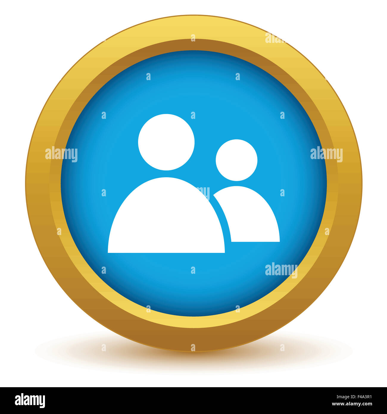 Gold member icon gold member hi-res stock photography and images - Alamy