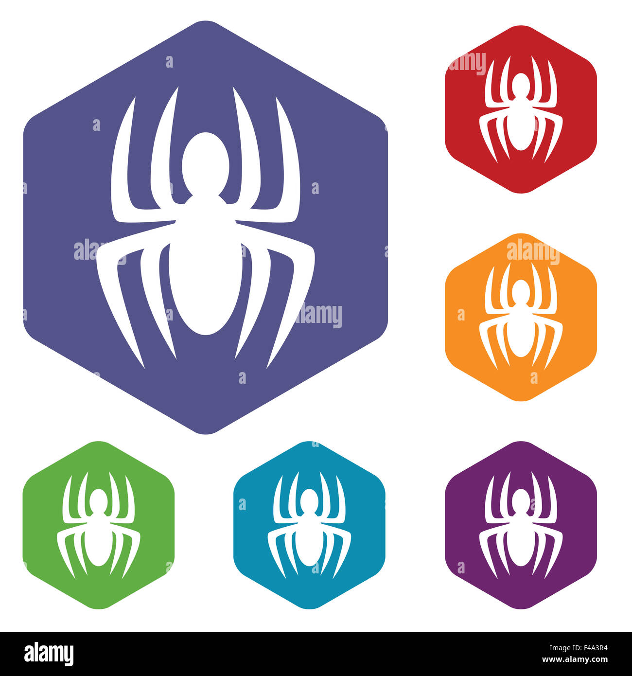 Spider net red icon Cut Out Stock Images & Pictures - Alamy