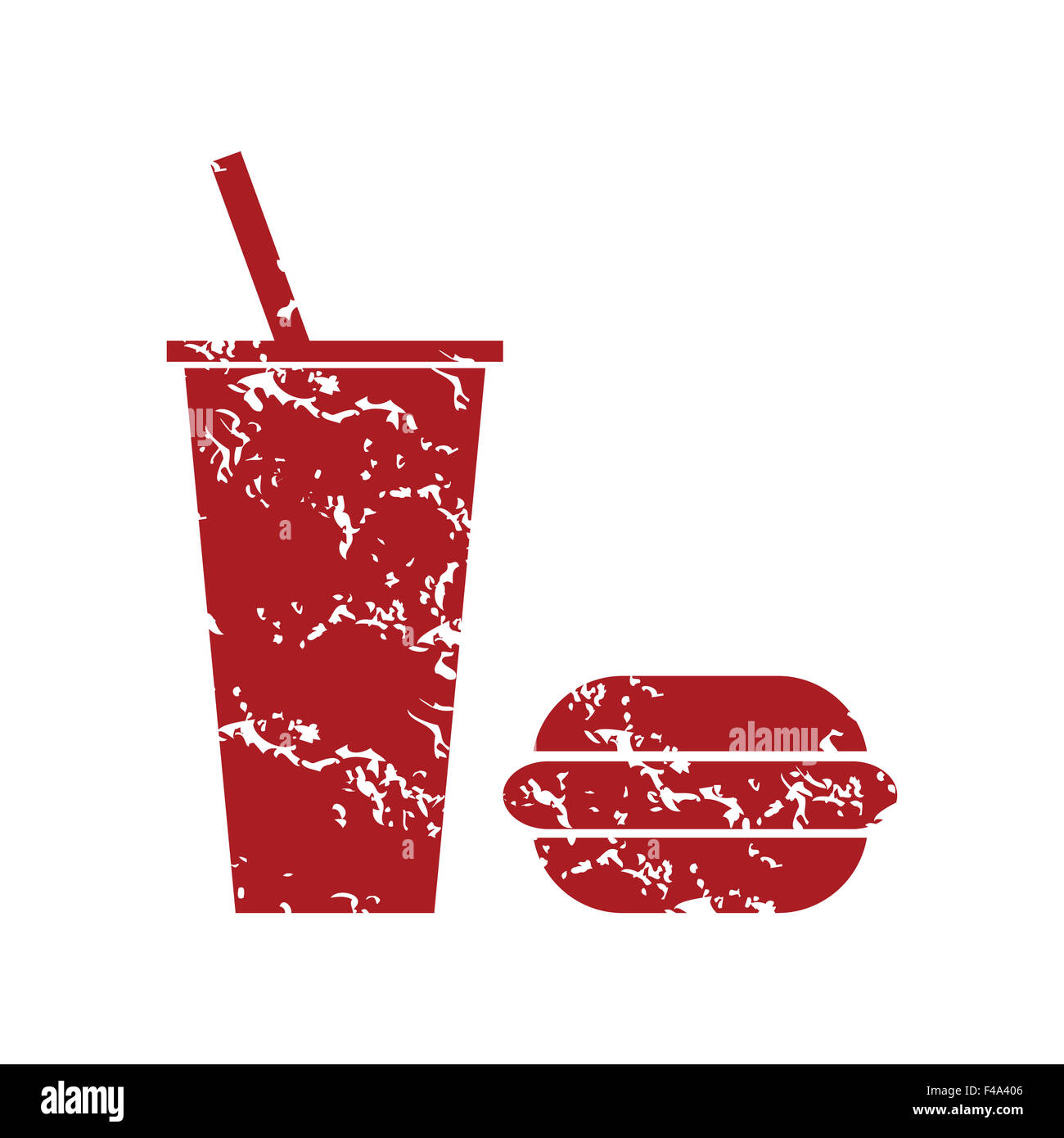 Modern burger icon Cut Out Stock Images & Pictures - Alamy