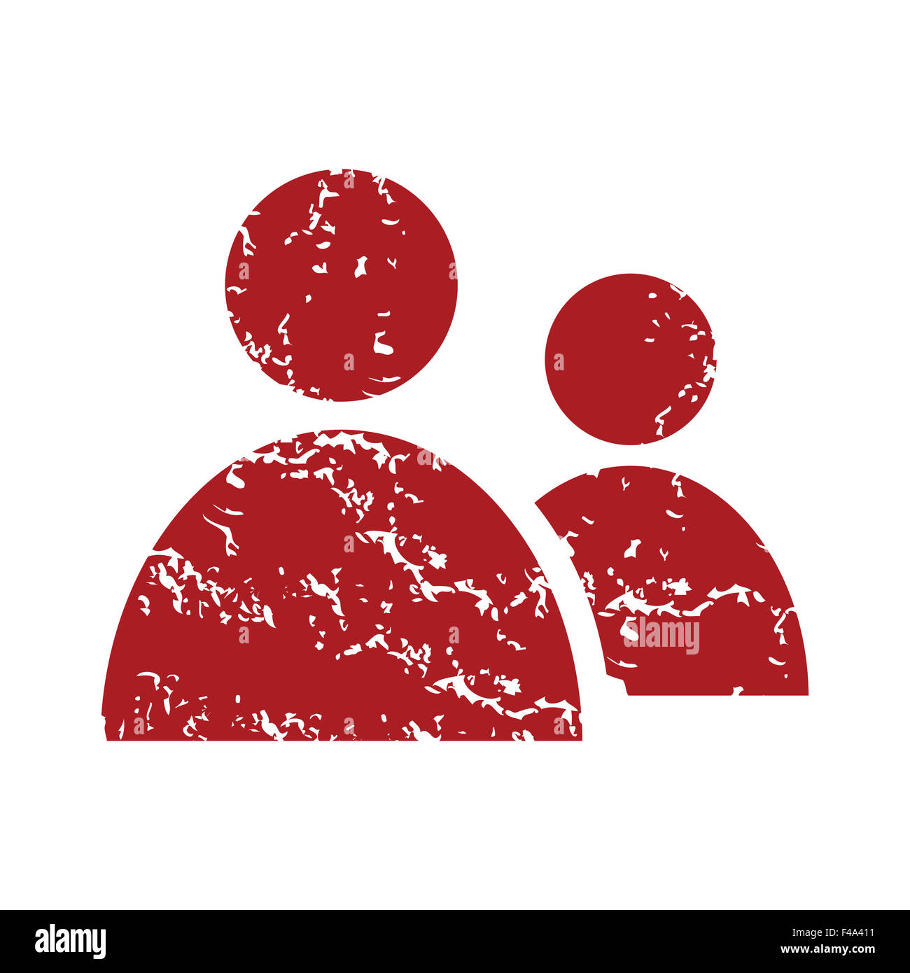 New red grunge leader logo Stock Photo - Alamy