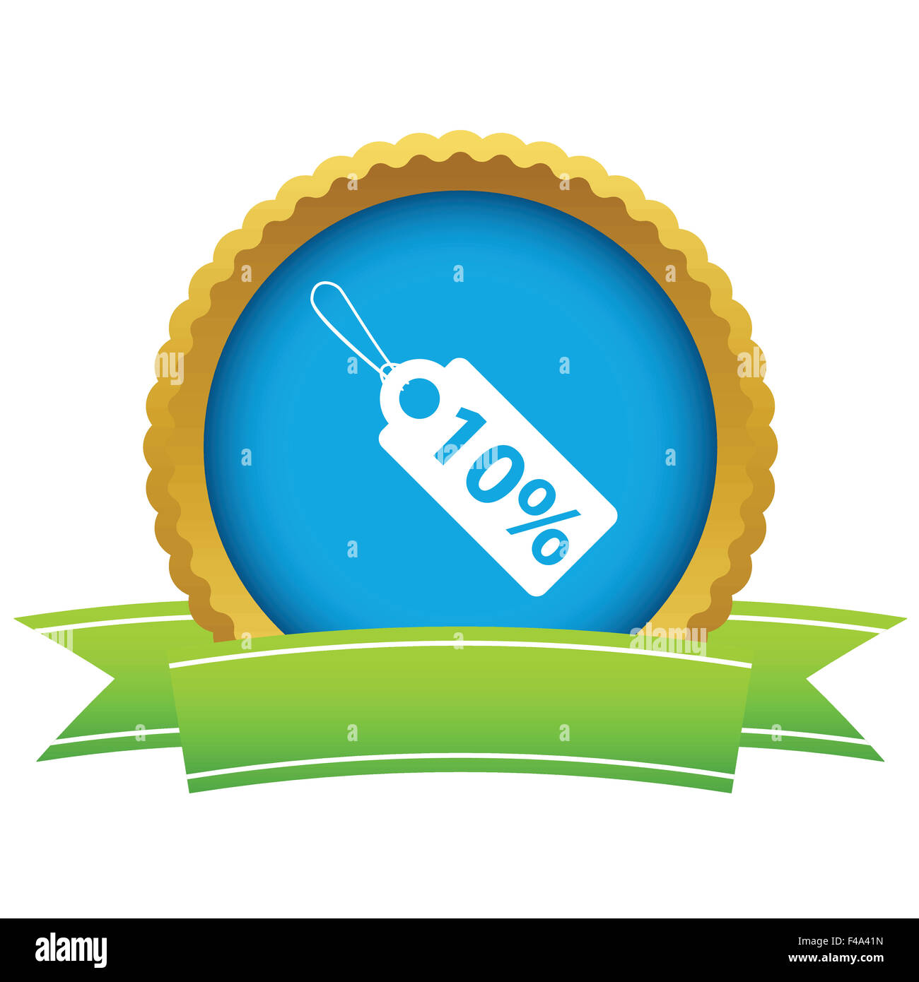 Gold discount logo Stock Photo - Alamy