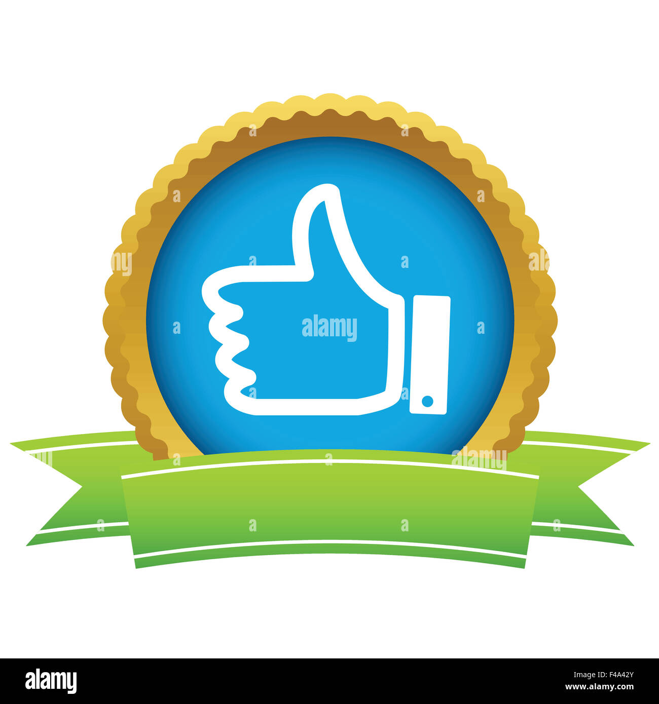 Gold like logo Stock Photo - Alamy