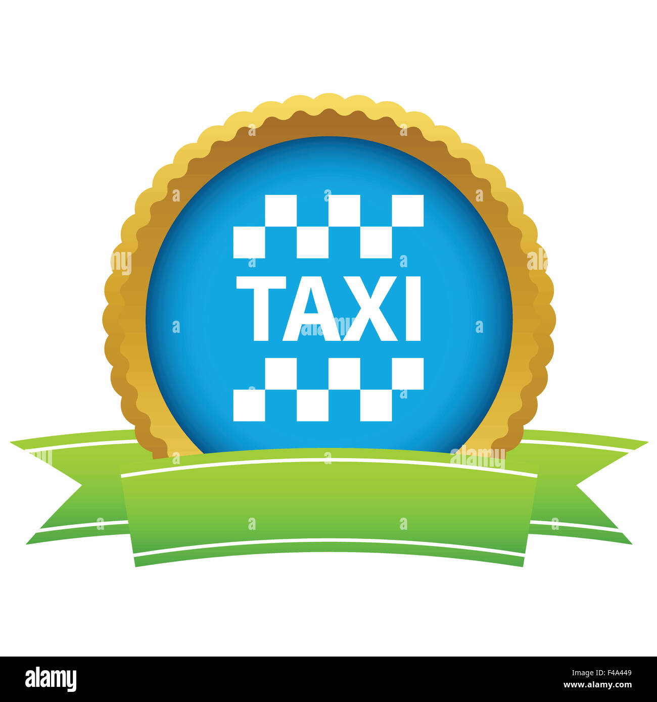 Taxi vector logo design Cut Out Stock Images & Pictures - Alamy