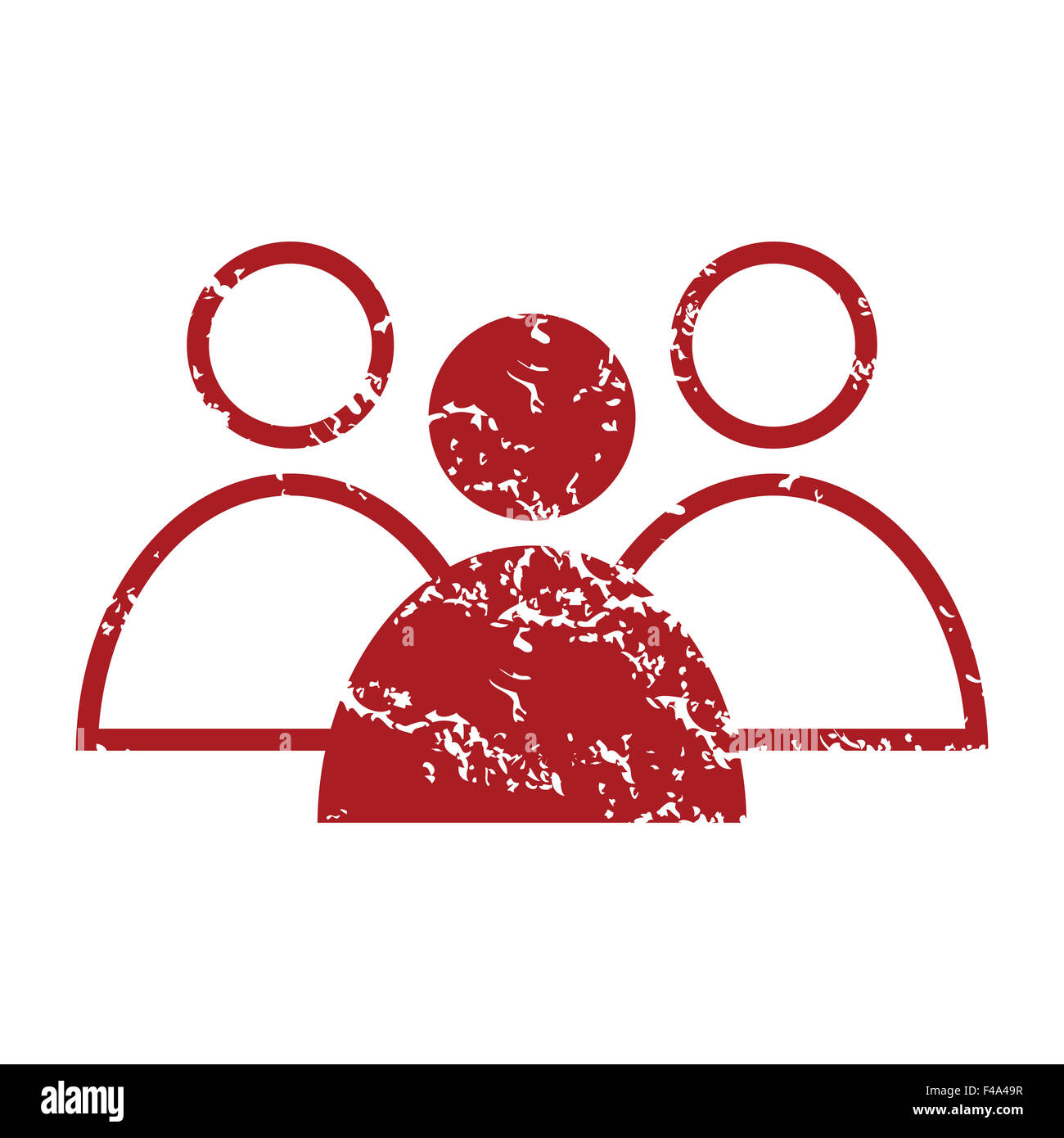 Red grunge leader logo Stock Photo - Alamy