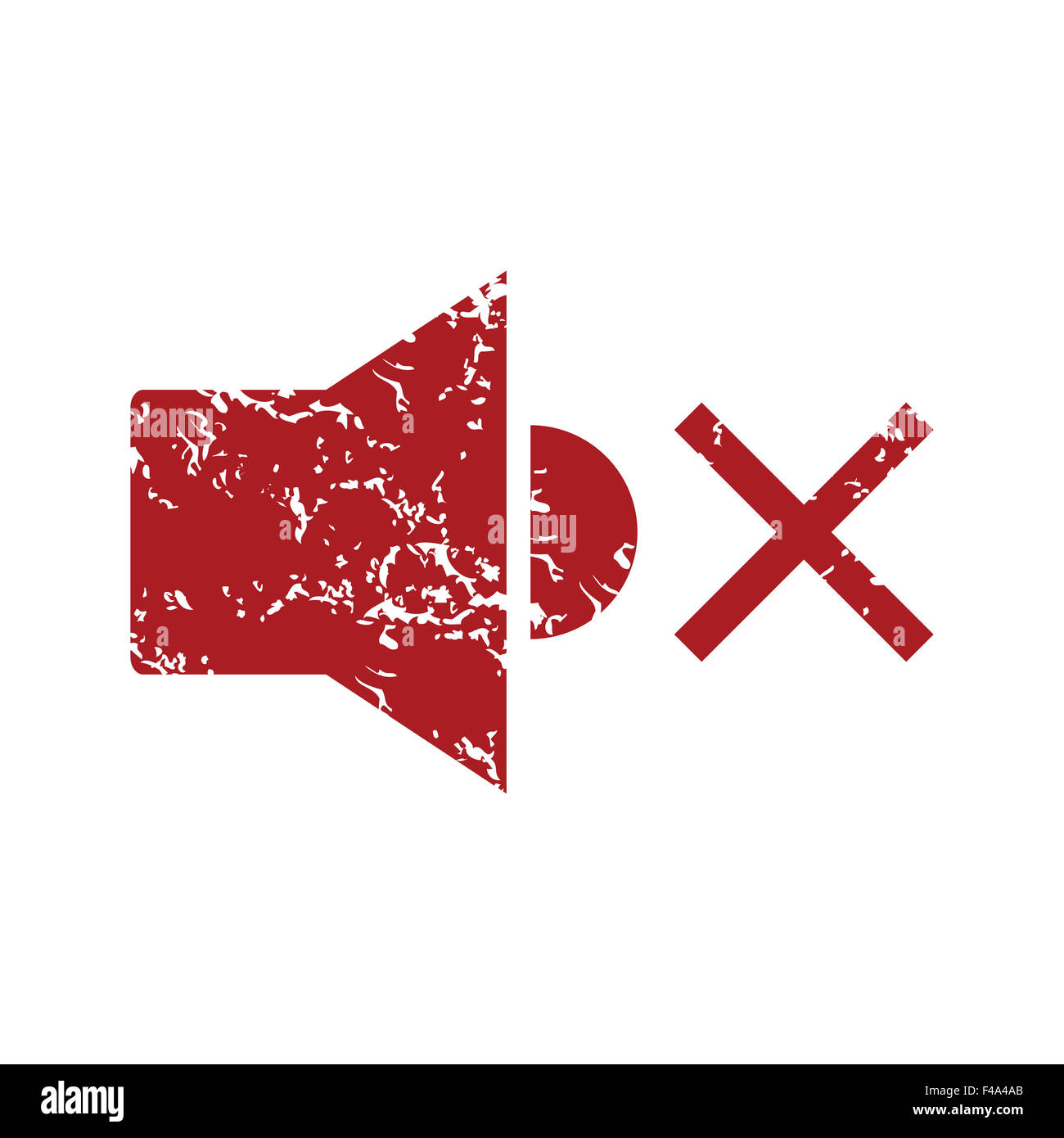 Square grunge red no Cut Out Stock Images & Pictures - Alamy