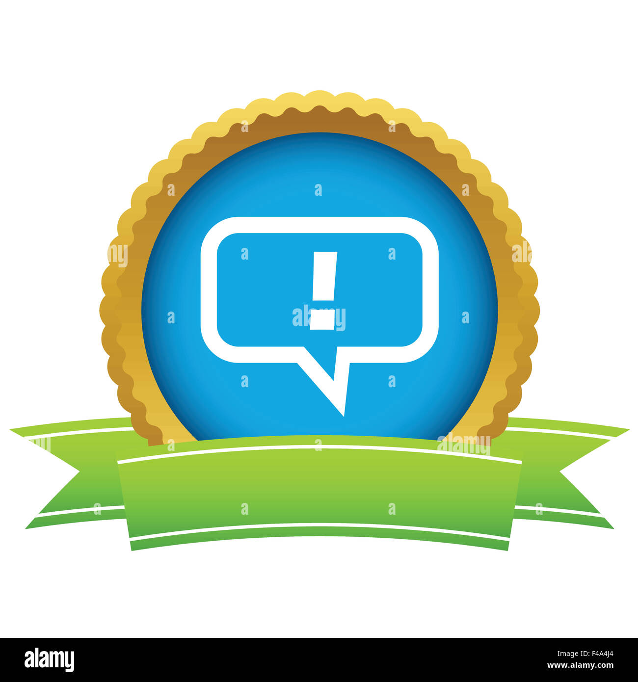 Gold answer logo Stock Photo - Alamy