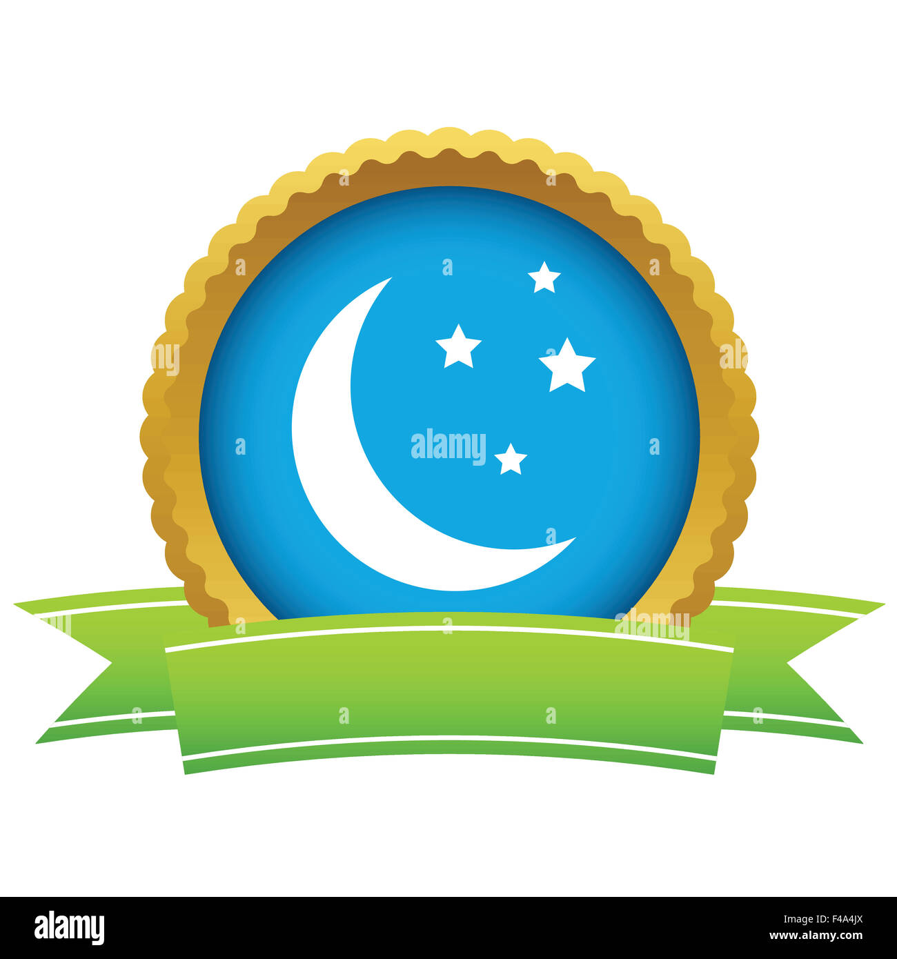Moon phases icon night hi-res stock photography and images - Alamy