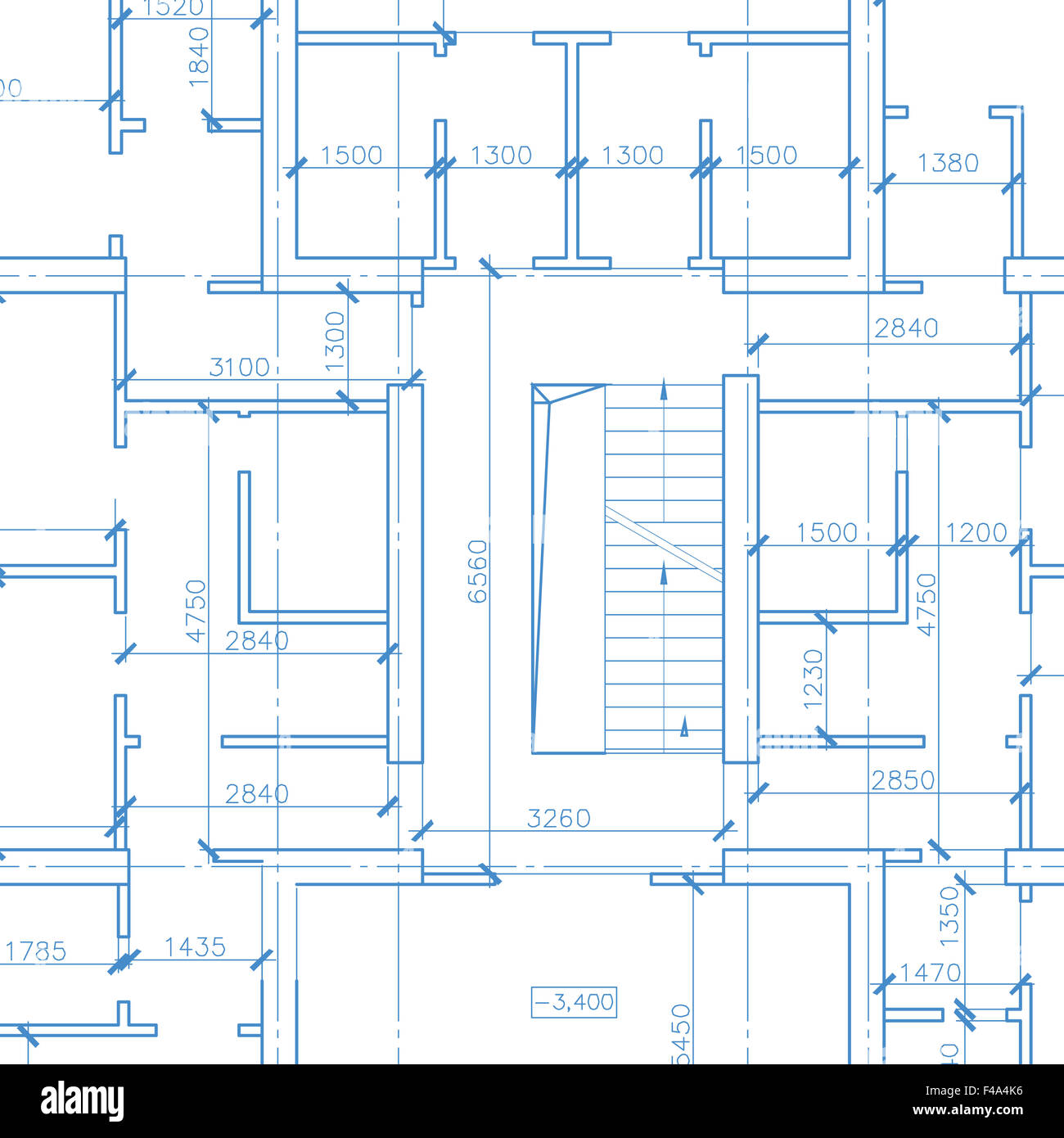 White architecture plan Stock Photo - Alamy