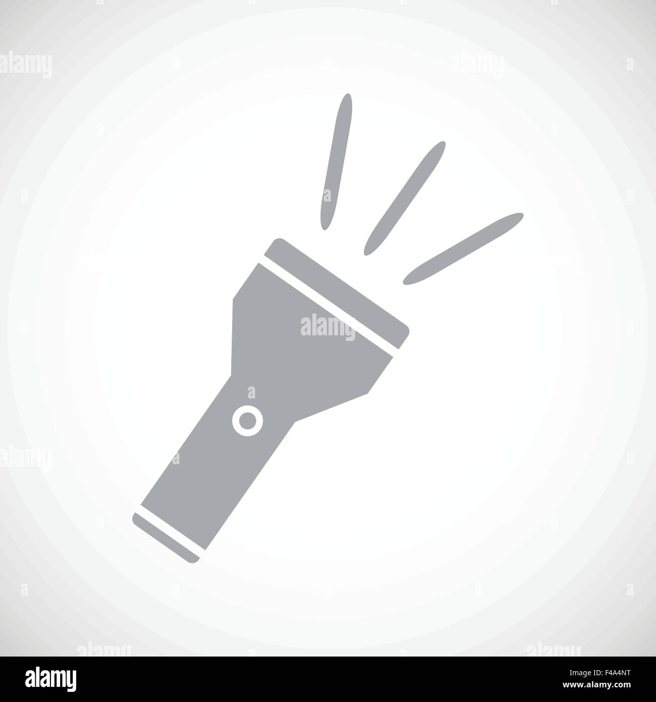 Flashlight black icon Stock Photo - Alamy