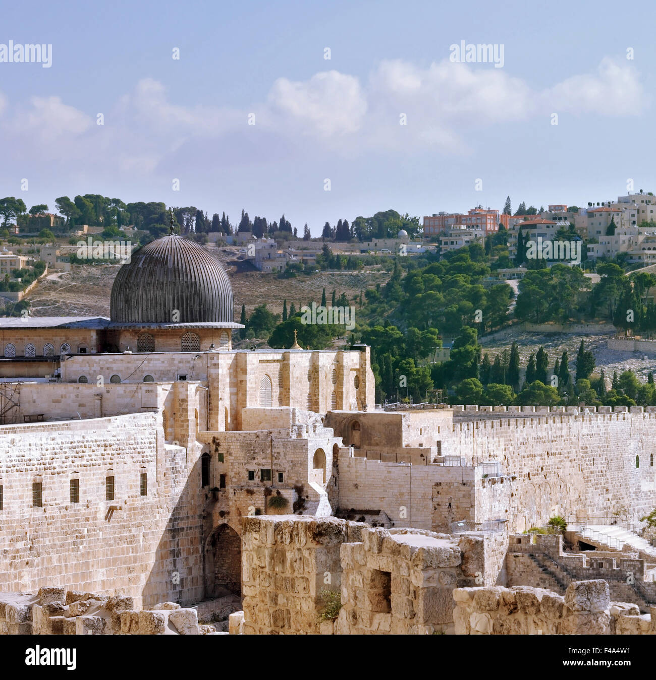The walls of Jerusalem Stock Photo - Alamy