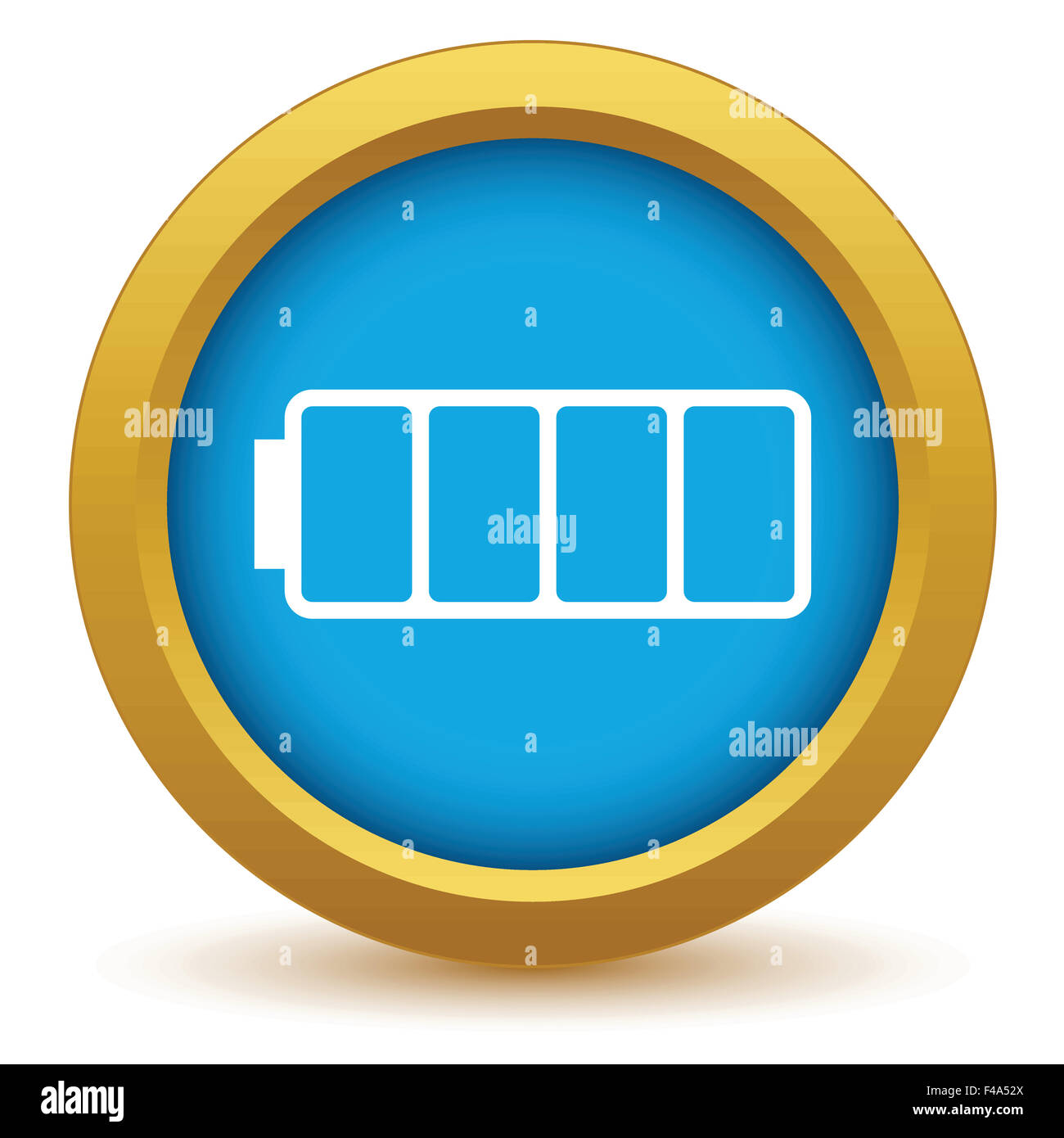 Gold empty battery icon Stock Photo - Alamy Gold empty battery icon Stock Photo - Alamy