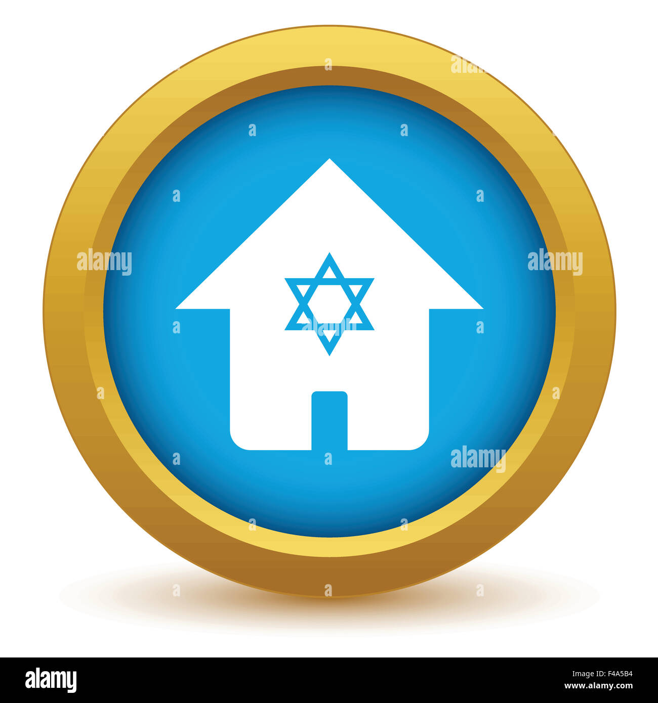 House with star icon Stock Photo - Alamy