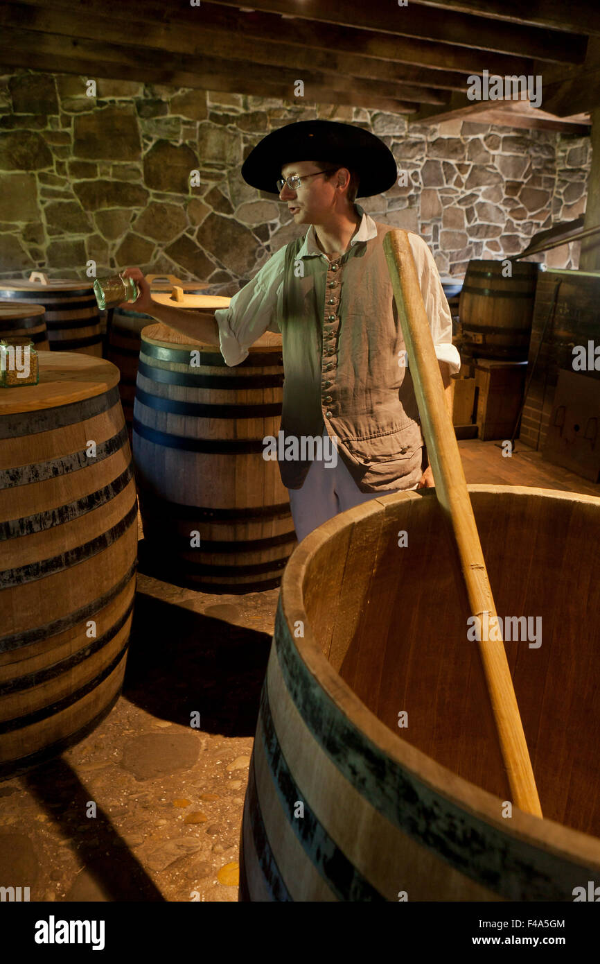 George Washington's Distillery interior - Alexandria, Virginia USA ...