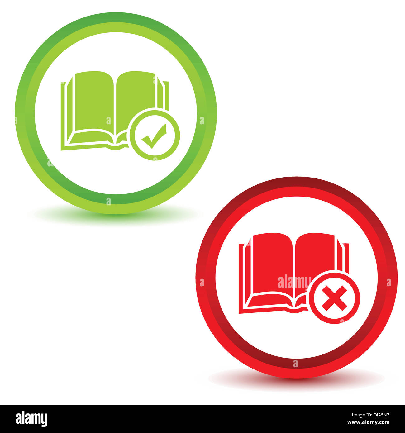 Book icon set Stock Photo - Alamy