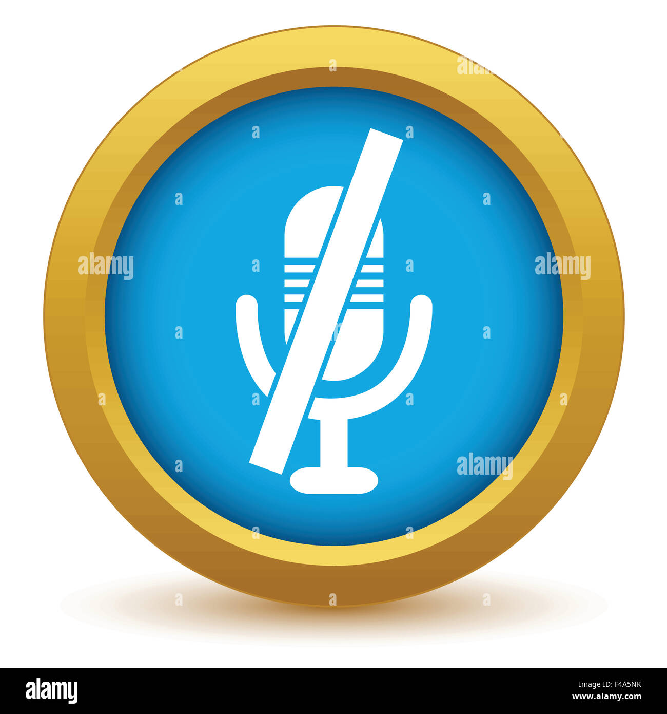 Microphone icon sign round symbol hi-res stock photography and images ...