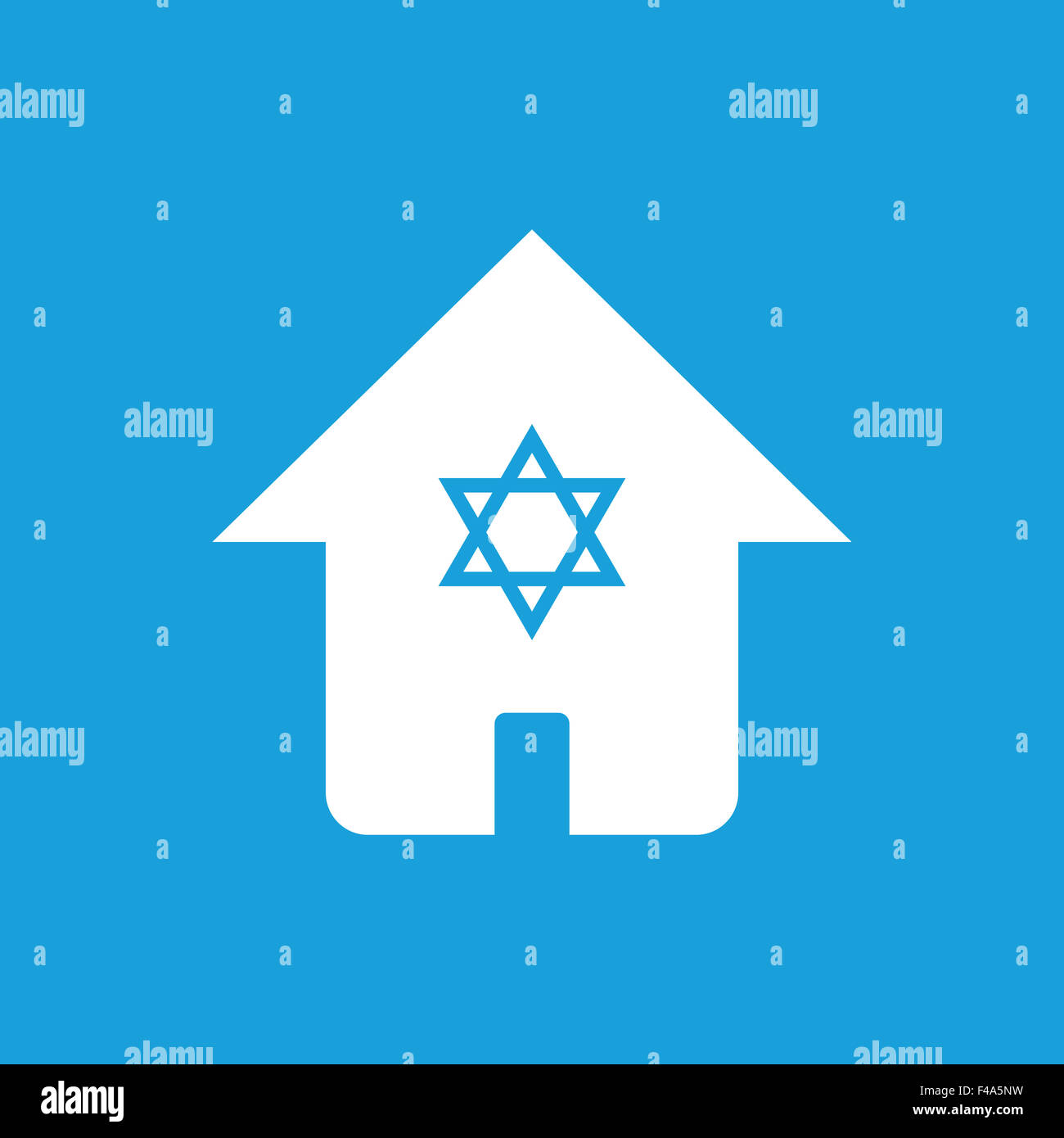House with star symbol Stock Photo - Alamy