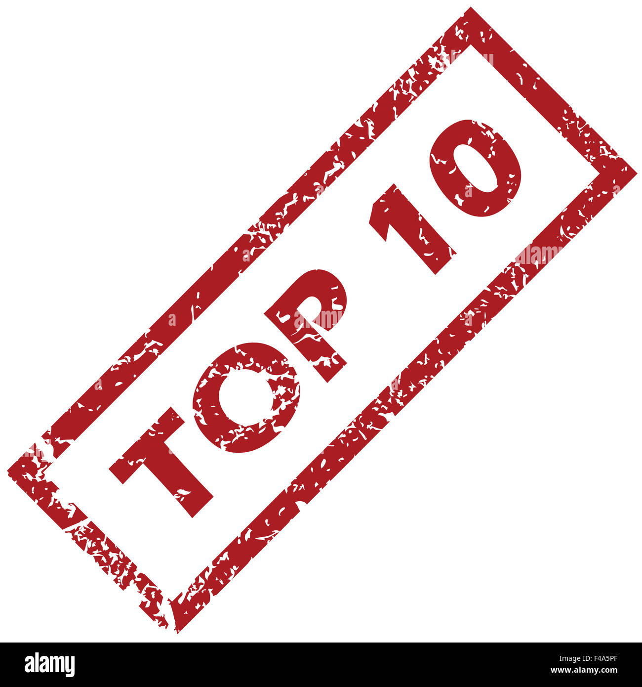 Stamp Top 10 Stock Photo - Alamy