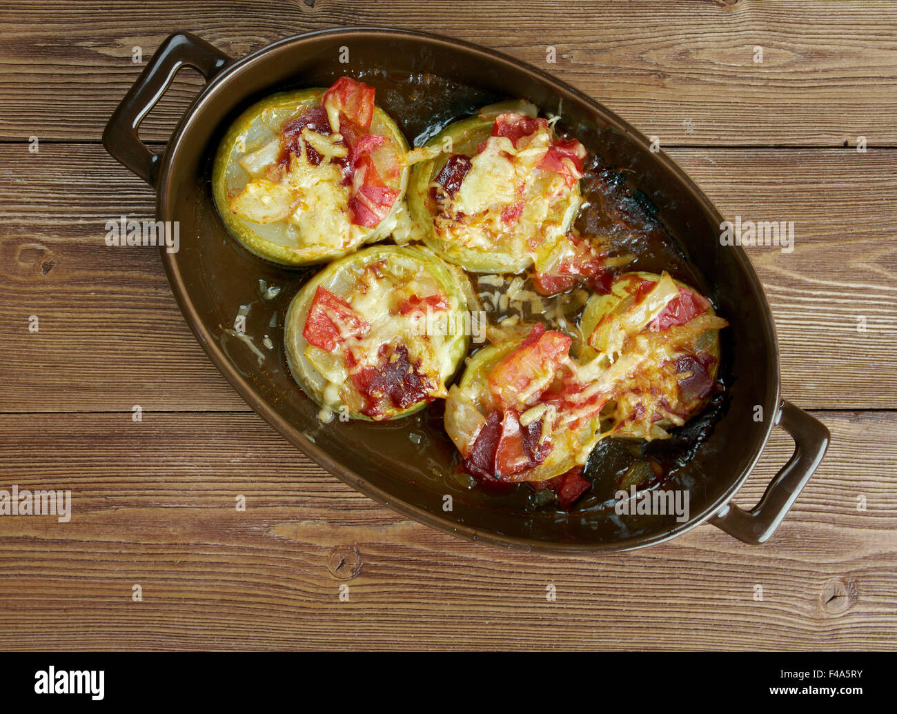 Turkish dish of zucchini Stock Photo - Alamy