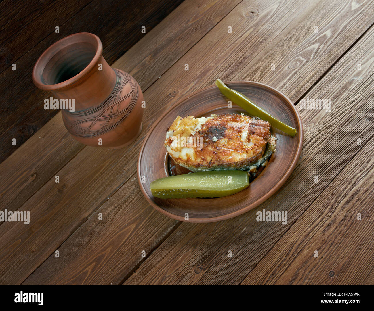 grilled steak cod Stock Photo - Alamy