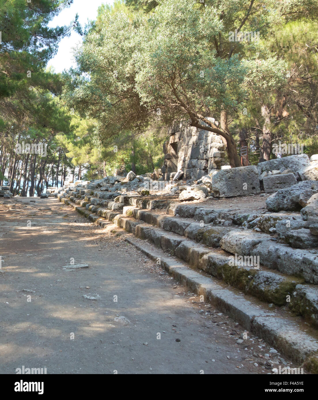 Ancient Phaselis city Stock Photo - Alamy