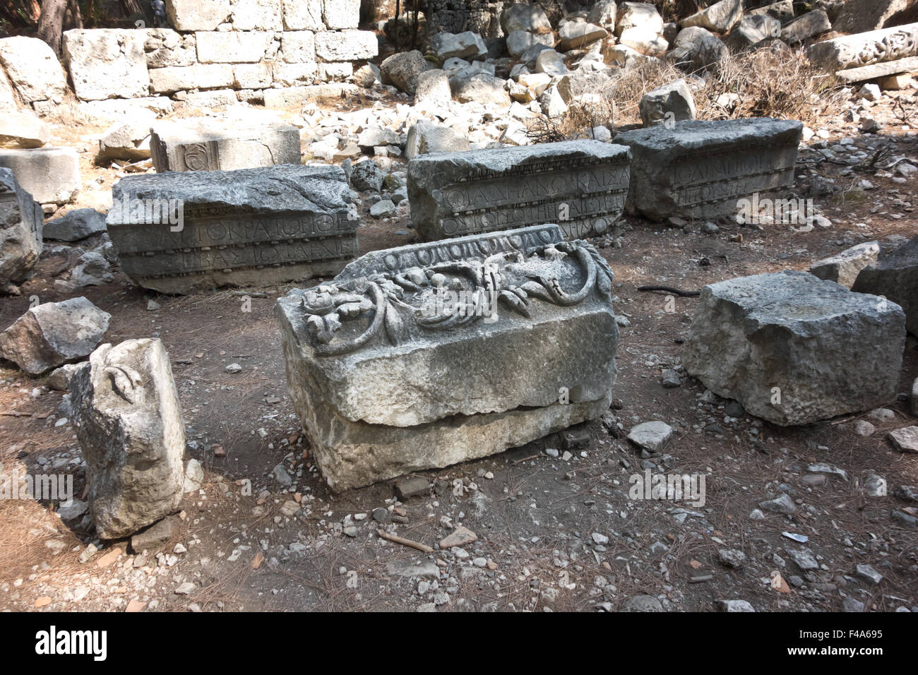 Ruins ancient town phaselis hi-res stock photography and images - Alamy