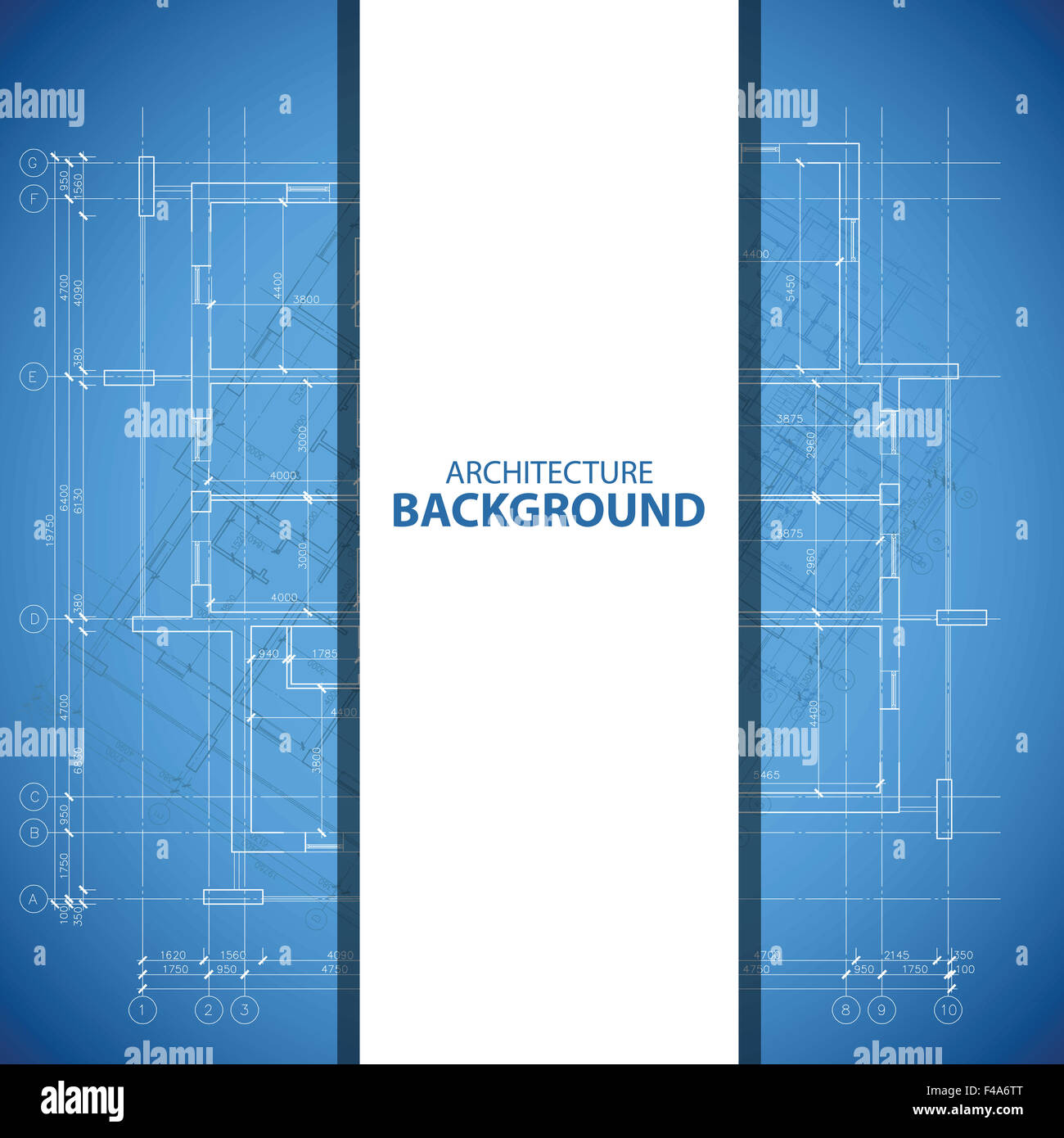 Blue and white architecture background Stock Photo - Alamy