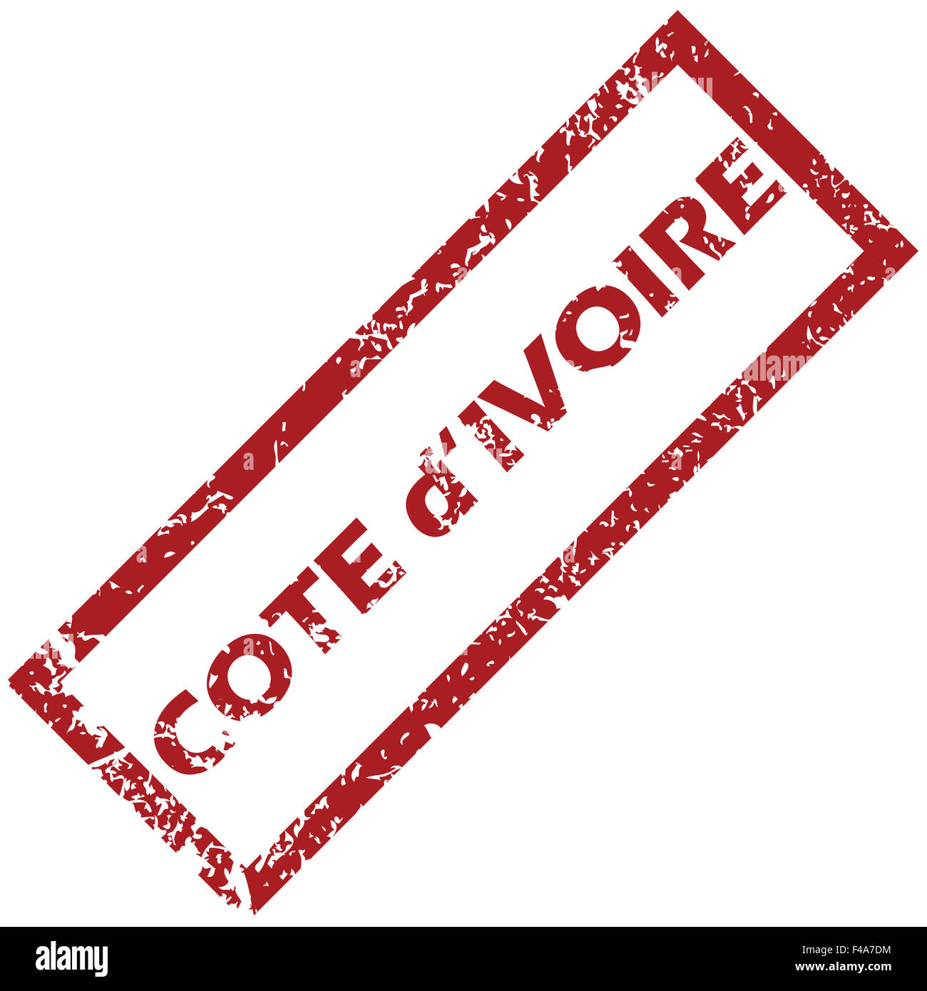New Cote d Ivore rubber stamp Stock Photo - Alamy
