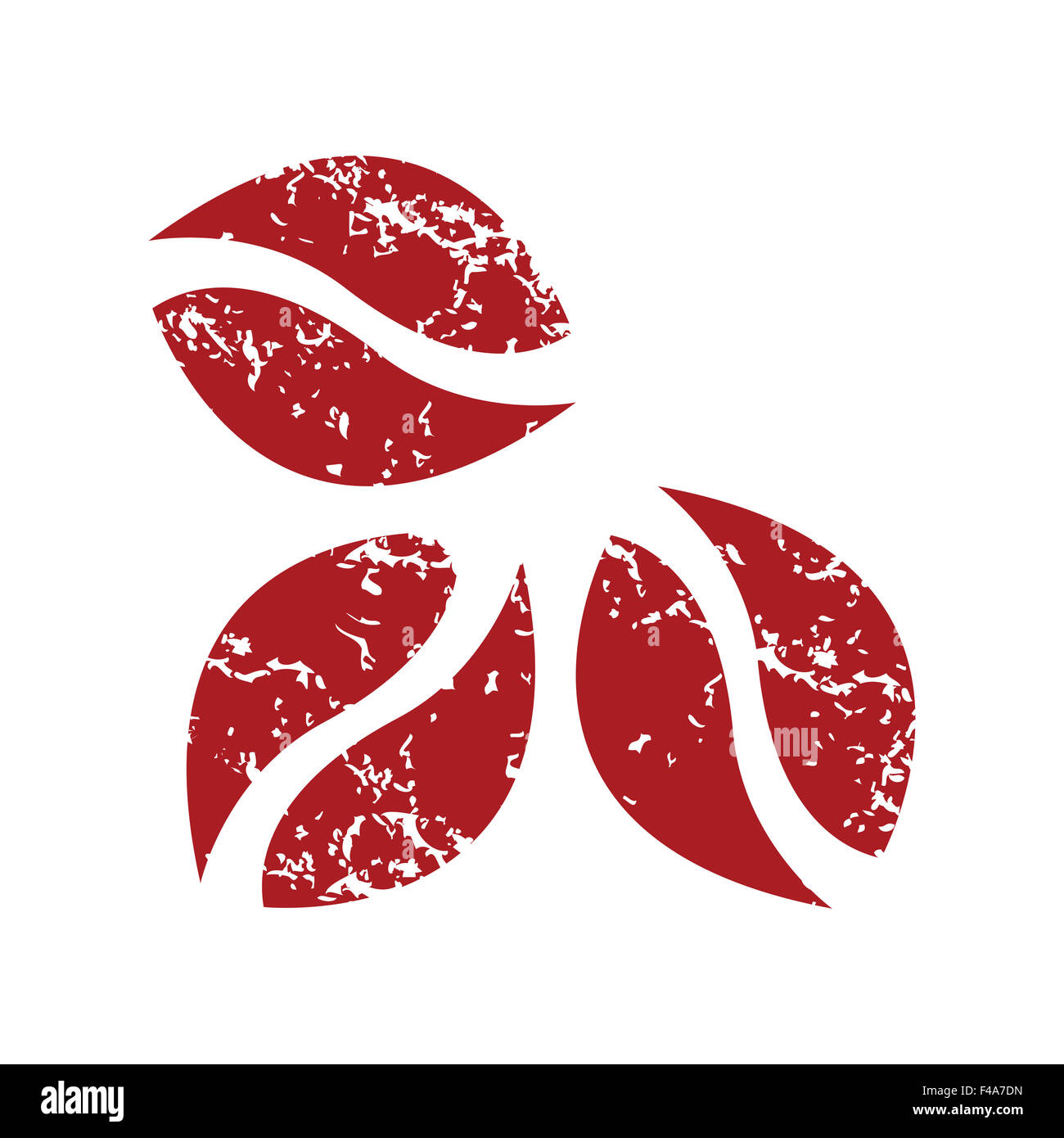 Vector coffee beans logo Cut Out Stock Images & Pictures - Alamy