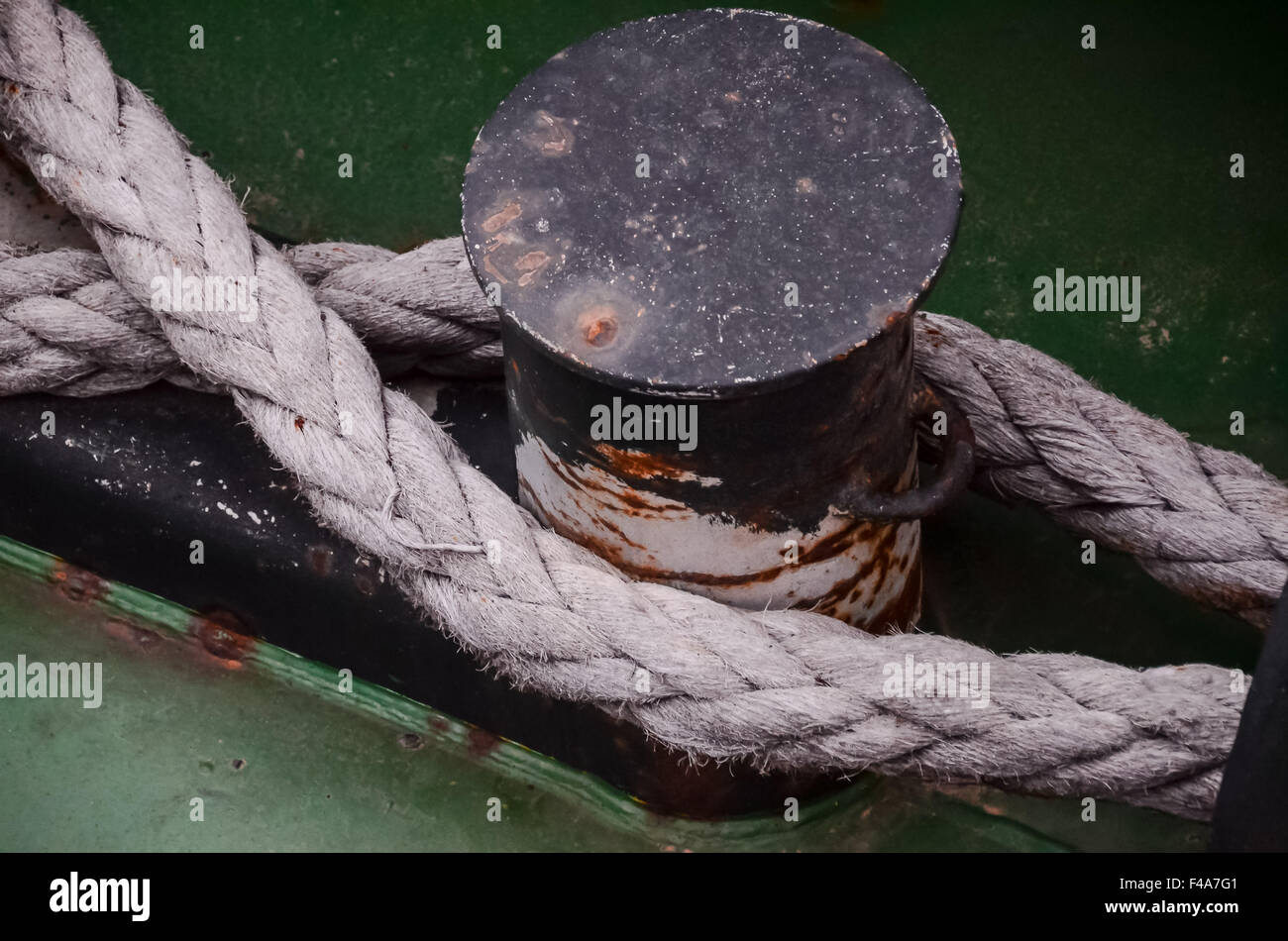 Old Vintage Naval Rope Stock Photo - Alamy