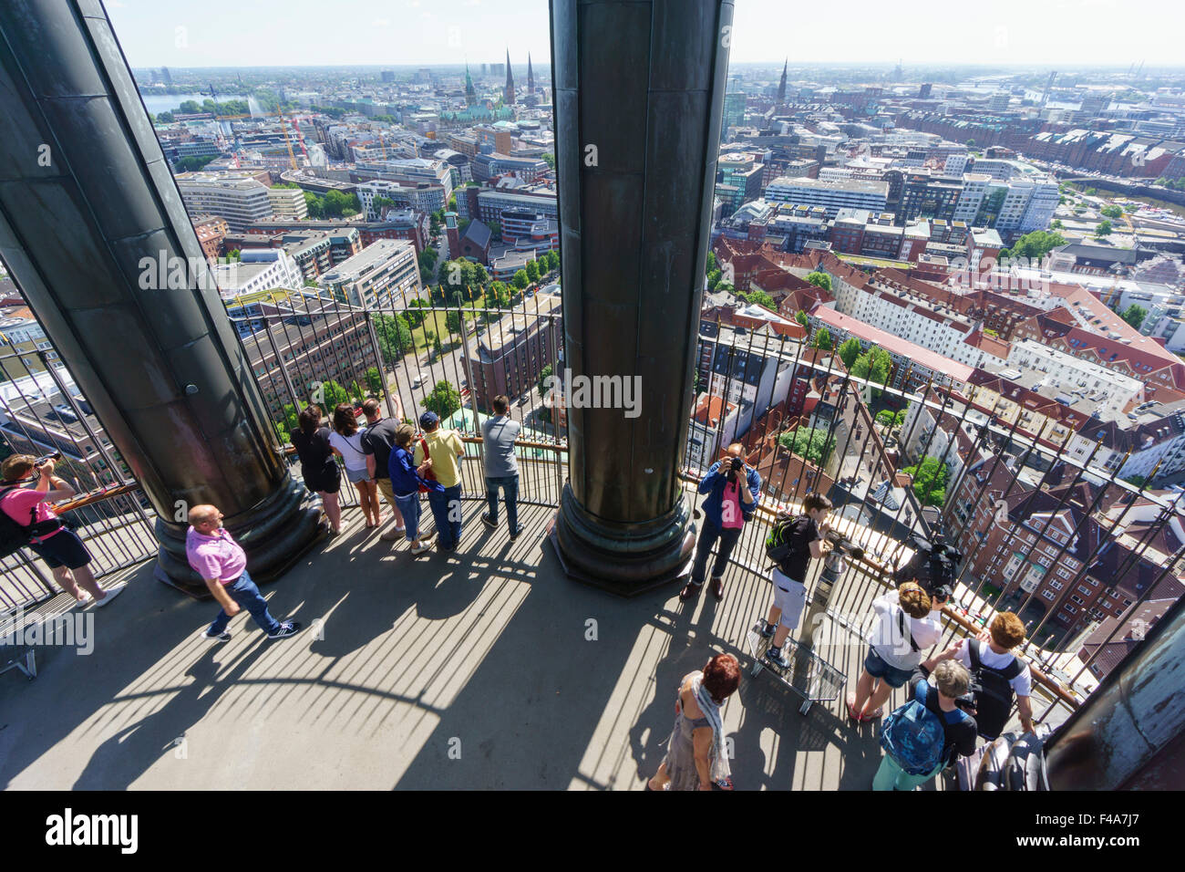 Hamburg church aerial hi-res stock photography and images - Alamy