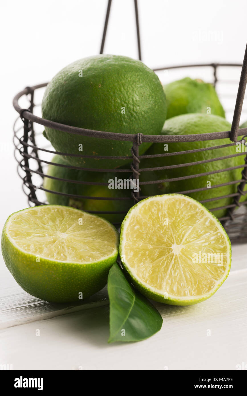 Chopped limes hi-res stock photography and images - Alamy
