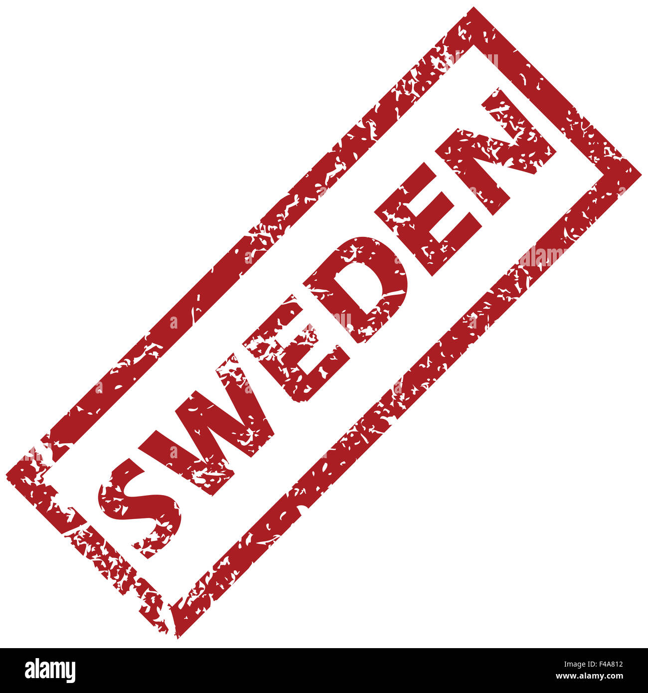 New Sweden rubber stamp Stock Photo - Alamy