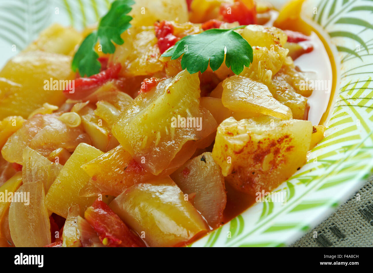 Turkish dish of vegetables Stock Photo - Alamy