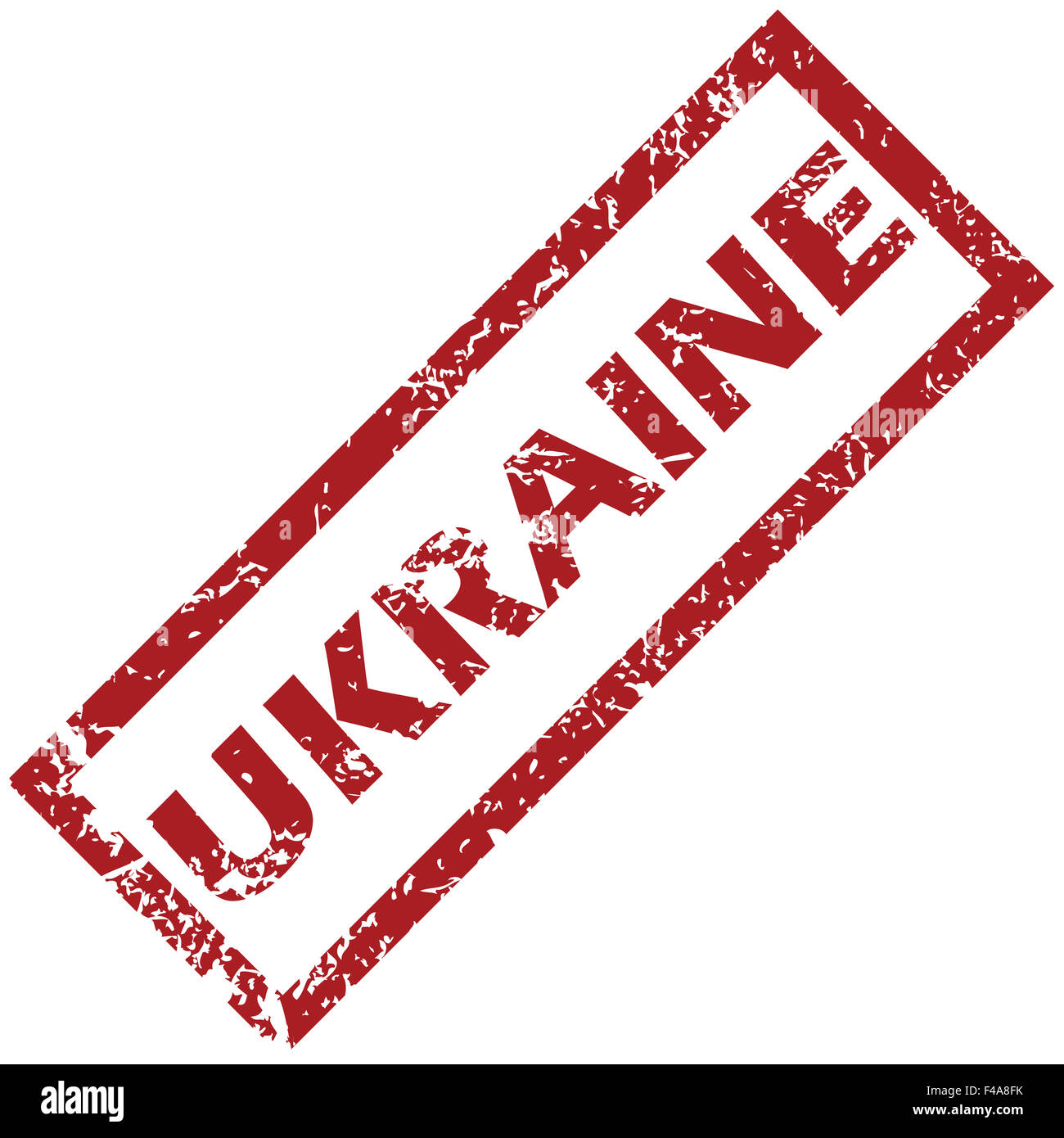 New Ukraine rubber stamp Stock Photo - Alamy