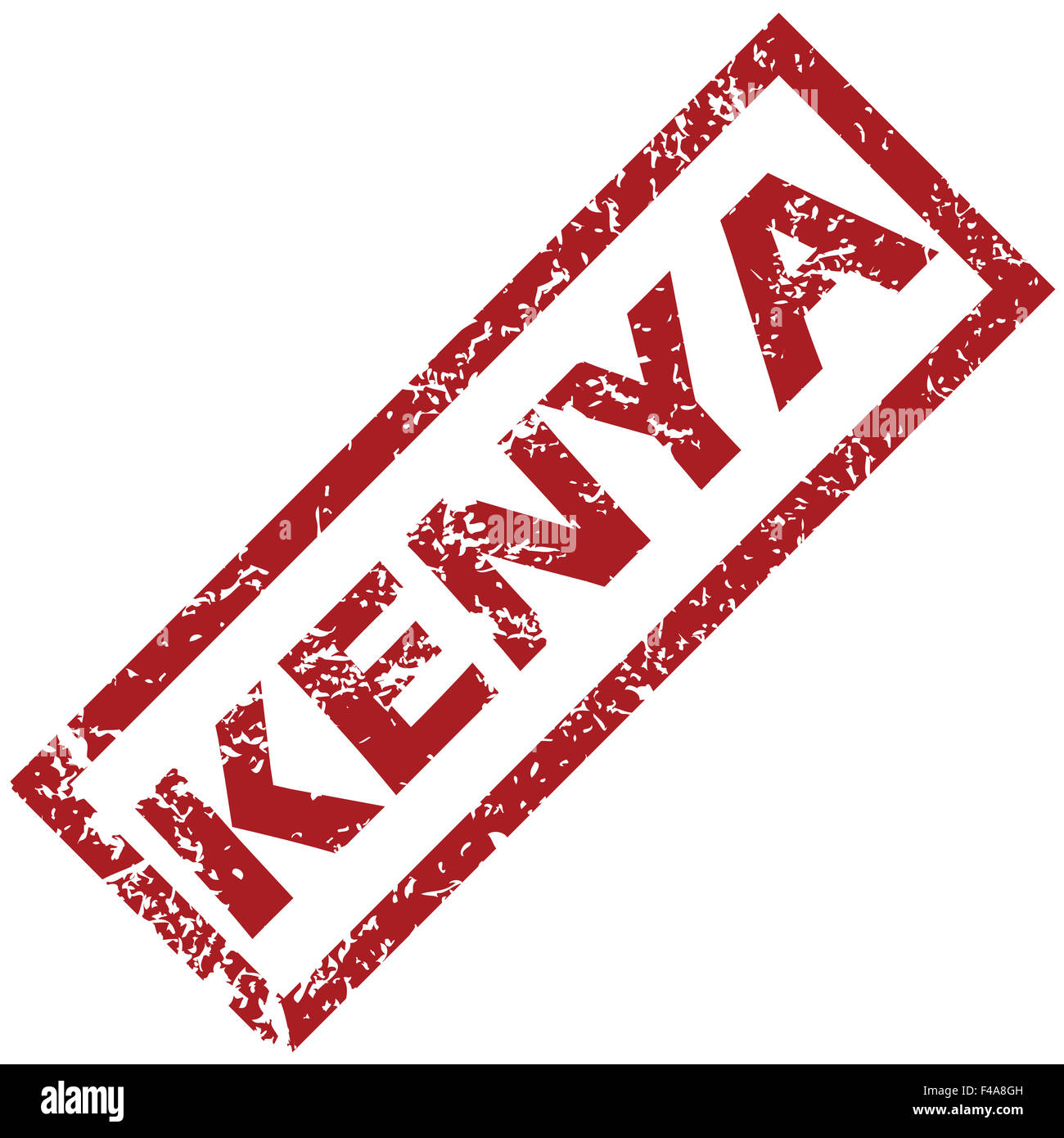 New Kenya rubber stamp Stock Photo - Alamy
