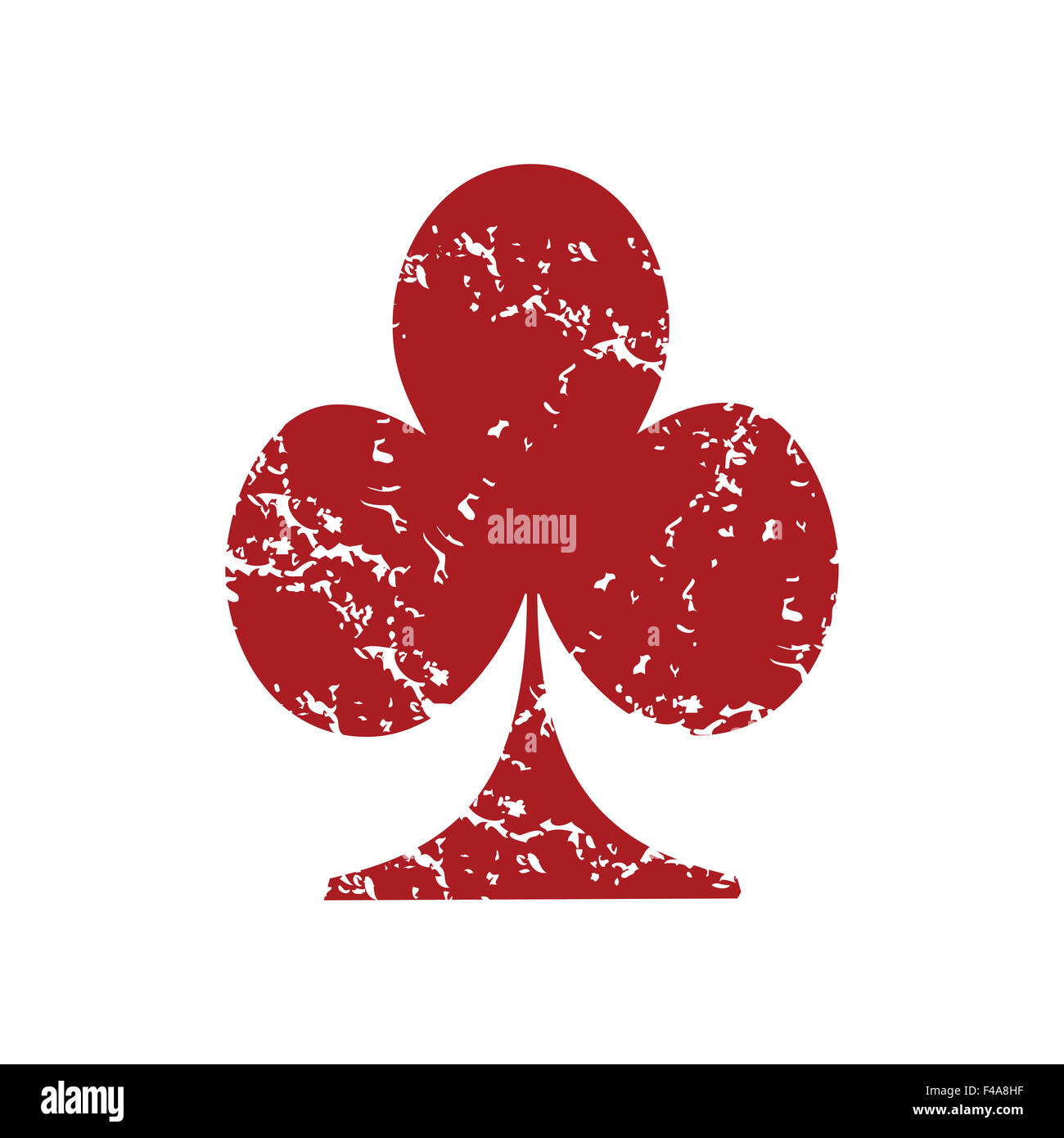 Red grunge card logo Stock Photo - Alamy